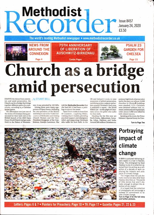 Methodist Recorder Magazine Subscription | Buy at Newsstand.co.uk ...