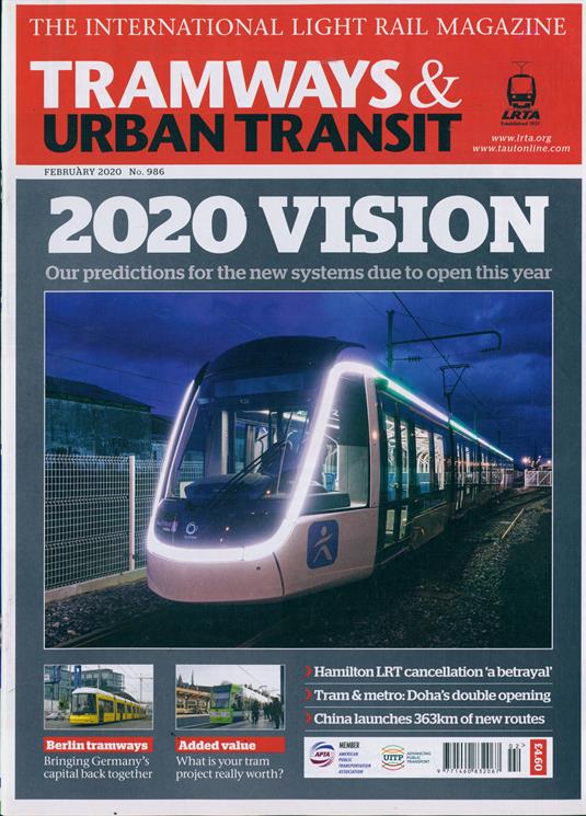 Tramways And Urban Transit Magazine Subscription | Buy at Newsstand.co ...