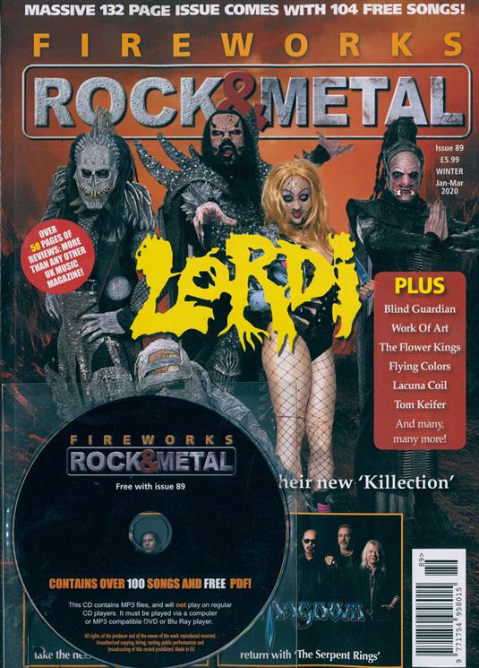 Fireworks Magazine Subscription | Buy at Newsstand.co.uk | Rock Music