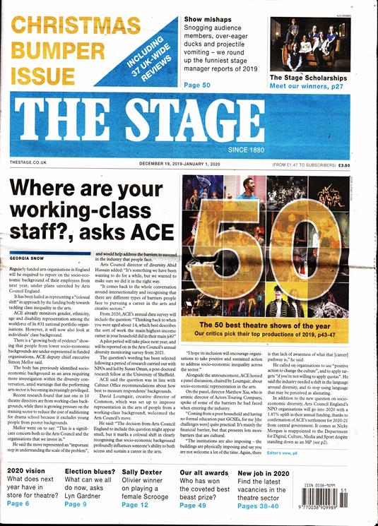 Stage Magazine Subscription | Buy at Newsstand.co.uk | Theatre & Dance