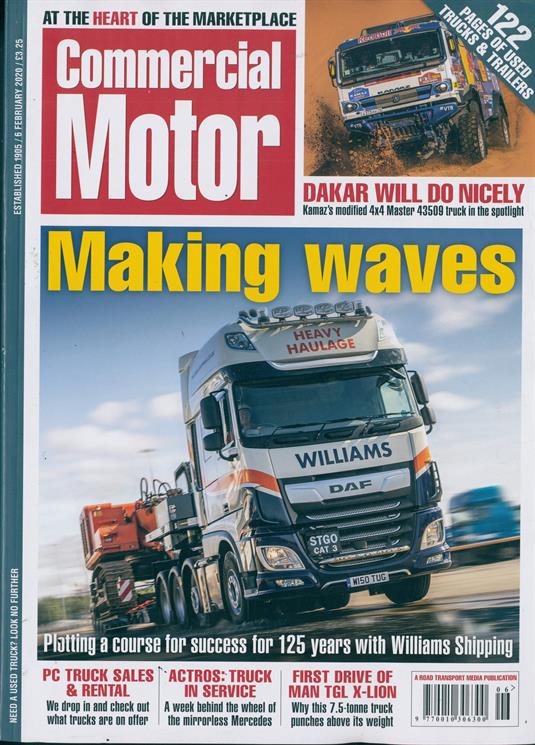 Commercial Motor Magazine Subscription | Buy at Newsstand.co.uk | Trucking