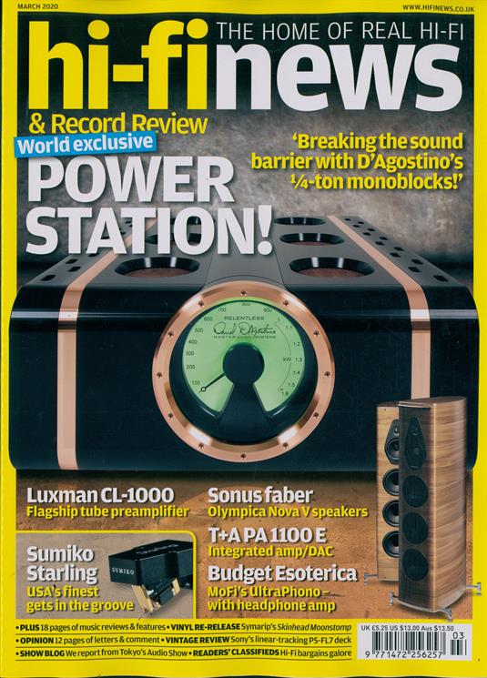 Hi-Fi News Magazine Subscription | Buy at Newsstand.co.uk | Home ...