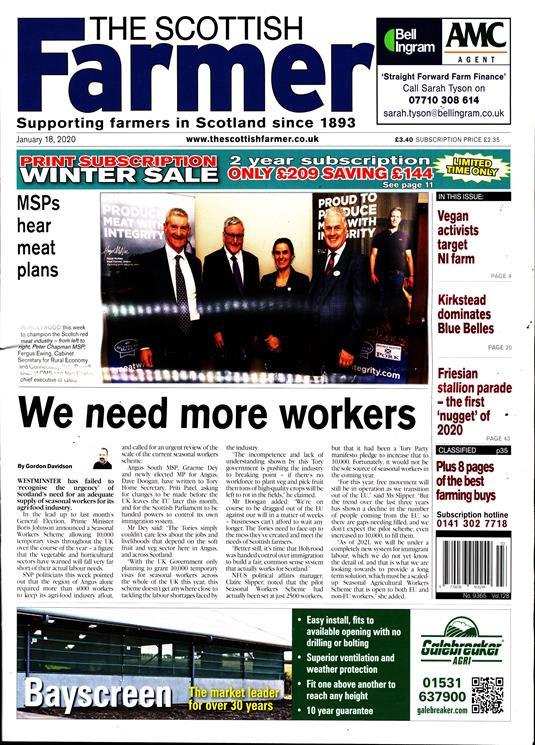 Scottish Farmer Magazine Subscription | Buy at Newsstand.co.uk ...