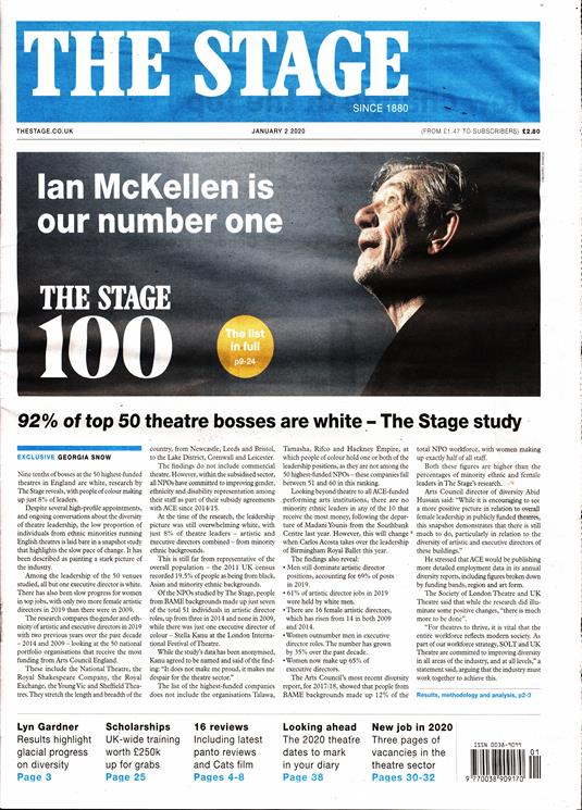 Stage Magazine Subscription | Buy at Newsstand.co.uk | Theatre & Dance