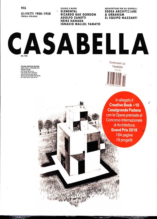 Casabella Magazine Subscription | Buy at Newsstand.co.uk | Italian
