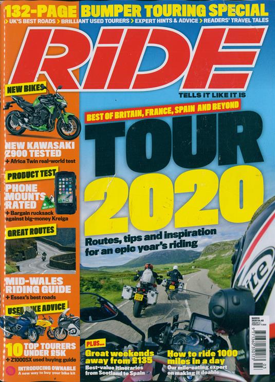 Ride Magazine Subscription | Buy at Newsstand.co.uk | Motorcycling