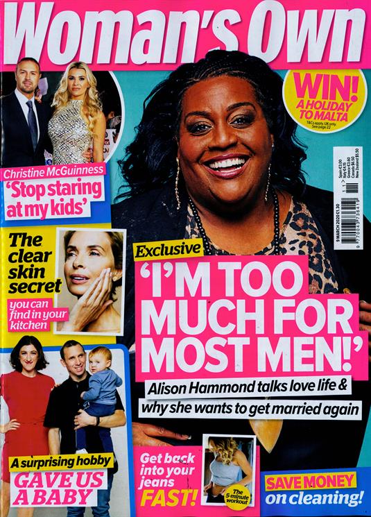 Womans Own Magazine Subscription | Buy at Newsstand.co.uk | Women's Weekly