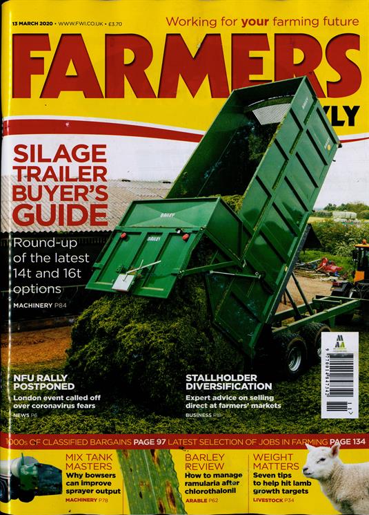Farmers Weekly Magazine Subscription | Buy at Newsstand.co.uk | Agriculture