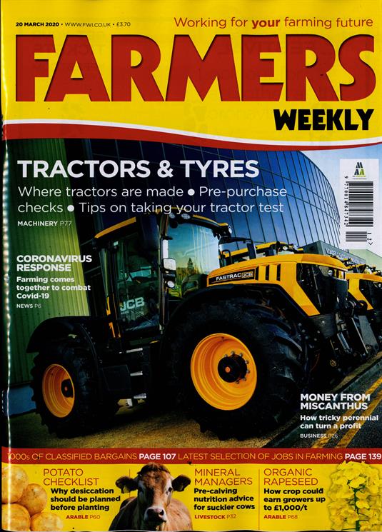 Farmers Weekly Magazine Subscription | Buy at Newsstand.co.uk | Agriculture