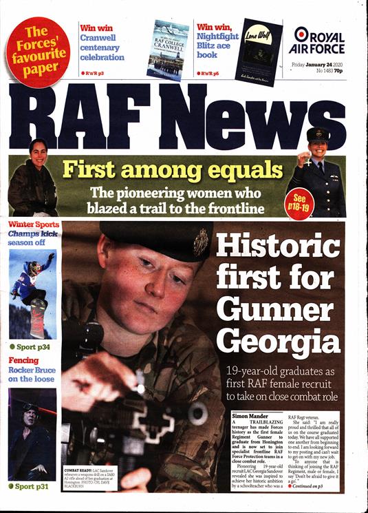 Raf News Magazine Subscription | Buy at Newsstand.co.uk | Military