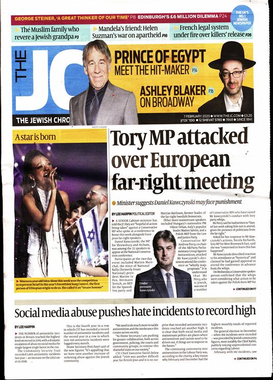 Jewish Chronicle Magazine Subscription | Buy at Newsstand.co.uk | Religion