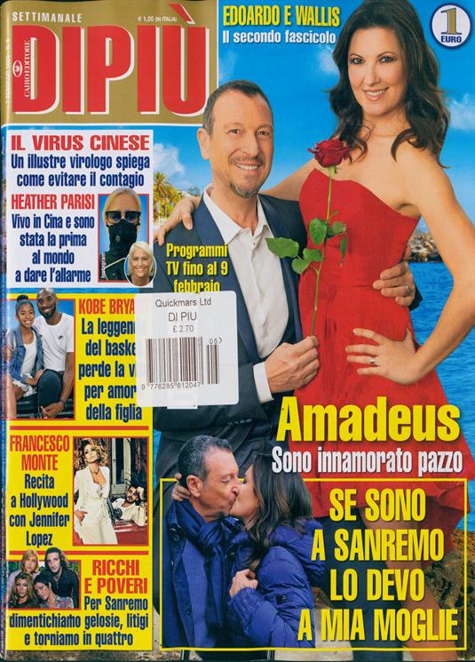 Dipiu Magazine Subscription | Buy at Newsstand.co.uk | Italian