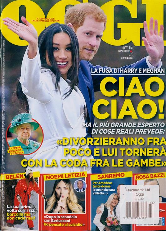 Oggi Magazine Subscription | Buy at Newsstand.co.uk | Italian