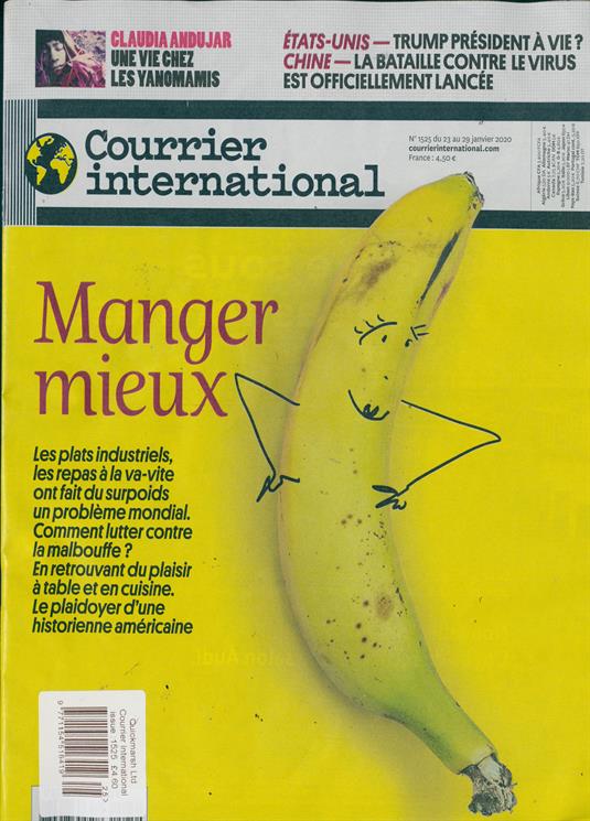 Courrier International Magazine Subscription | Buy at Newsstand.co.uk ...