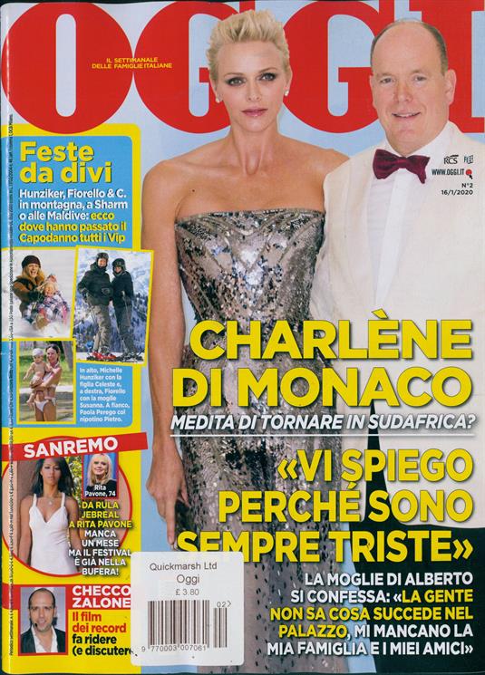 Oggi Magazine Subscription | Buy at Newsstand.co.uk | Italian