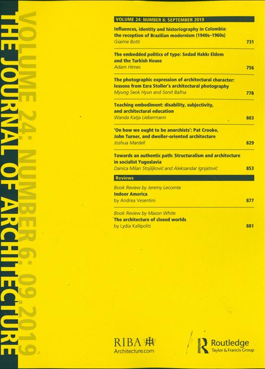 Journal Of Architecture Magazine Subscription | Buy at Newsstand.co.uk ...