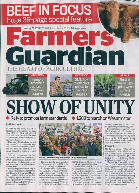 Farmers Guardian Magazine Subscription | Buy at Newsstand.co.uk ...