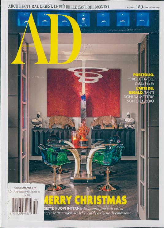 Architectural Digest Italian Magazine Subscription | Buy at Newsstand ...