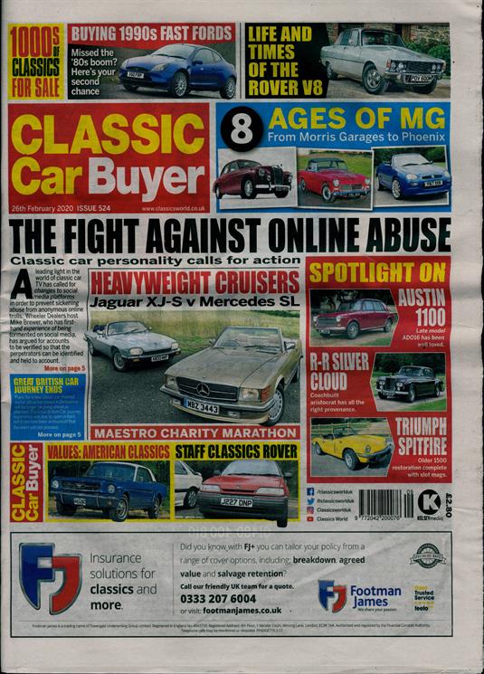 Classic Car Buyer Magazine Subscription | Buy at Newsstand.co.uk ...