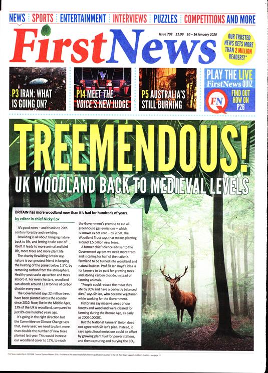 First News Magazine Subscription | Buy at Newsstand.co.uk | General