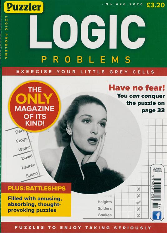 Puzzler Logic Problems Magazine Subscription | Buy at Newsstand.co.uk ...