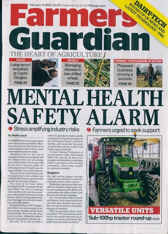 Farmers Guardian Magazine Subscription | Buy at Newsstand.co.uk ...