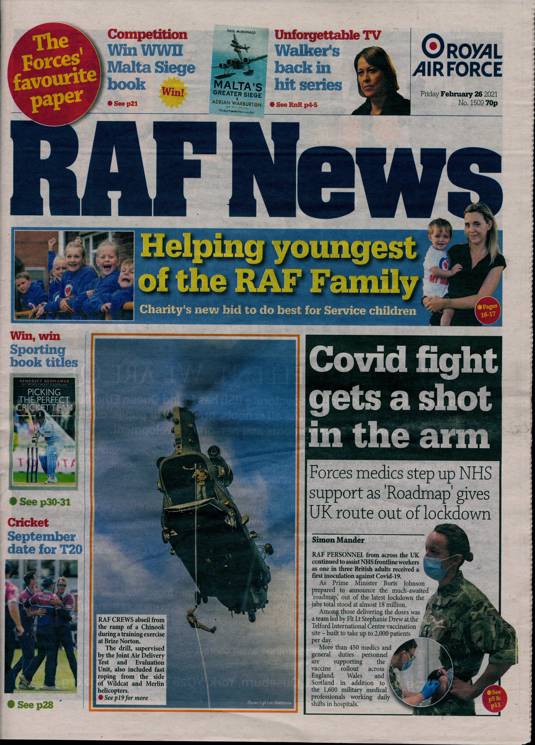 Raf News Magazine Subscription | Buy at Newsstand.co.uk | Military