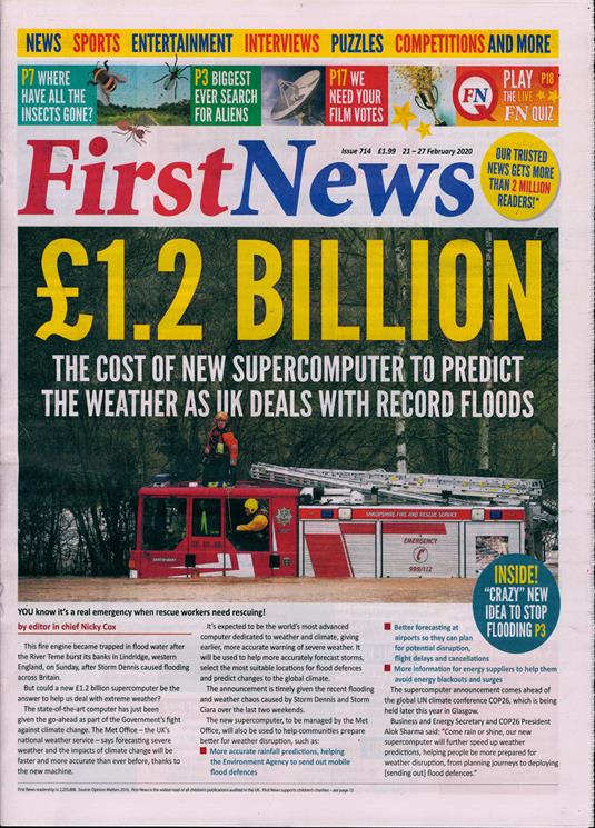 First News Magazine Subscription | Buy at Newsstand.co.uk | General