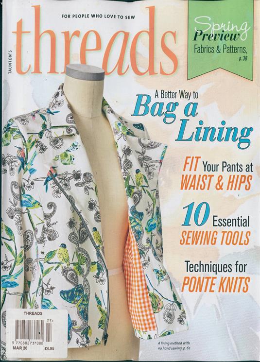 Threads Magazine Subscription | Buy at Newsstand.co.uk | Knitting and ...