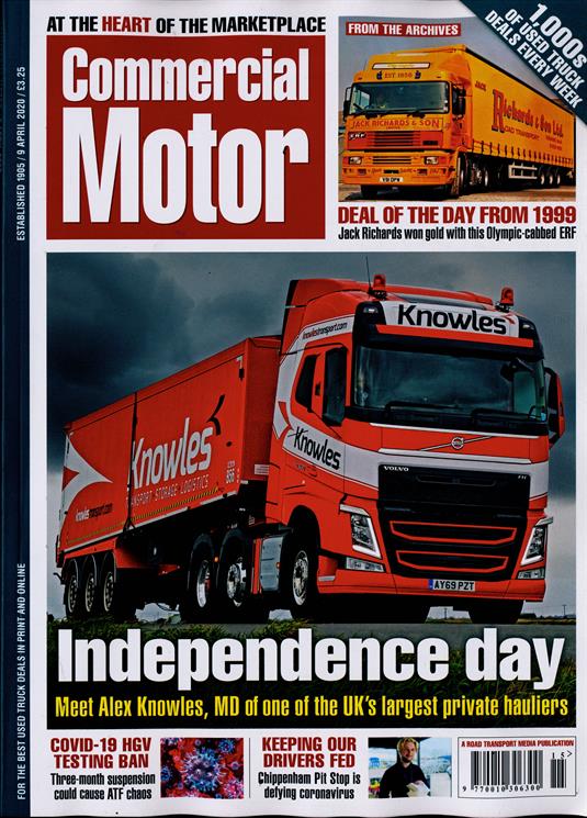 Commercial Motor Magazine Subscription | Buy at Newsstand.co.uk | Trucking
