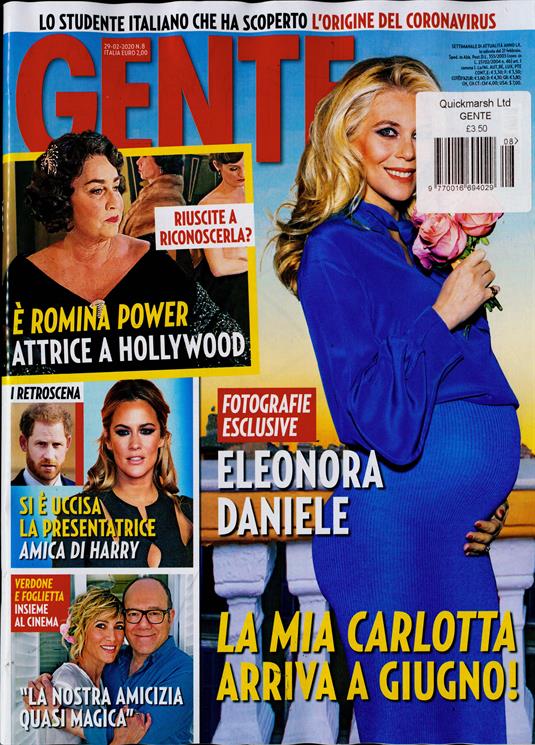 Gente Magazine Subscription | Buy at Newsstand.co.uk | Italian