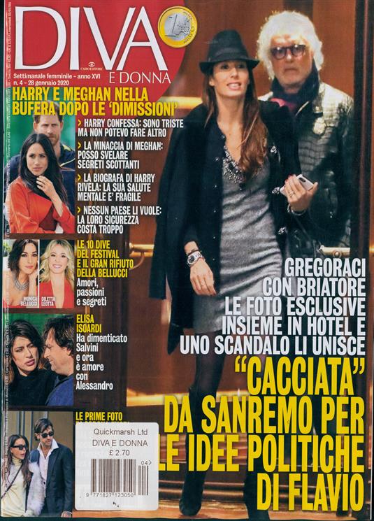 Diva E Donna Magazine Subscription | Buy at Newsstand.co.uk | Italian