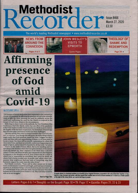 Methodist Recorder Magazine Subscription | Buy at Newsstand.co.uk ...