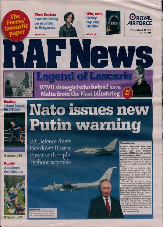 Raf News Magazine Subscription | Buy at Newsstand.co.uk | Military