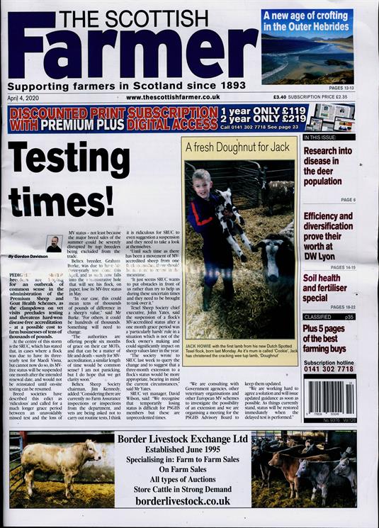 Scottish Farmer Magazine Subscription | Buy at Newsstand.co.uk ...