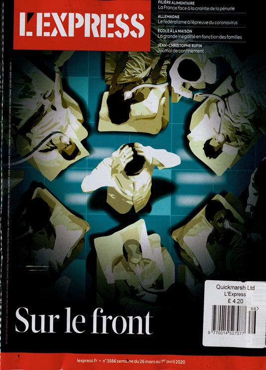 L Express Magazine Subscription | Buy at Newsstand.co.uk | French