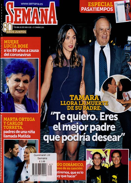 Semana Magazine Subscription | Buy at Newsstand.co.uk | Spanish