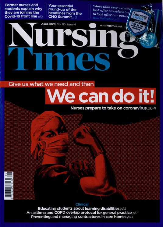 Nursing Times Magazine Subscription | Buy at Newsstand.co.uk | Health ...