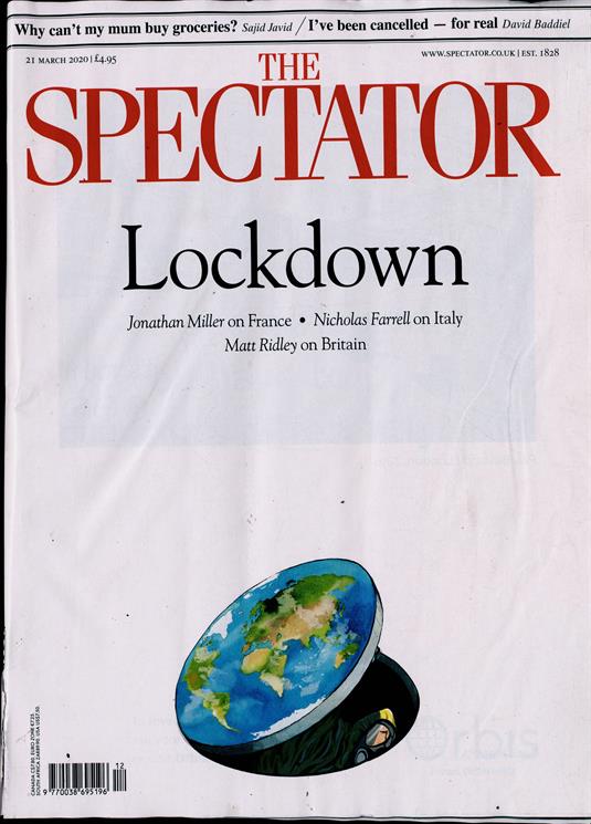 Spectator Magazine Subscription | Buy at Newsstand.co.uk | UK Current ...