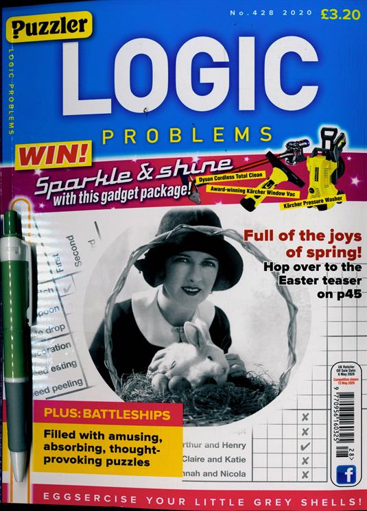 Puzzler Logic Problems Magazine Subscription | Buy at Newsstand.co.uk ...