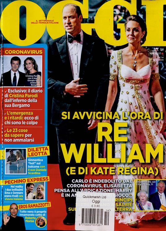 Oggi Magazine Subscription | Buy at Newsstand.co.uk | Italian