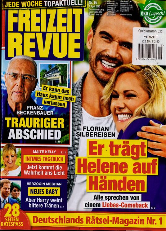 Freizeit Revue Magazine Subscription | Buy at Newsstand.co.uk | German