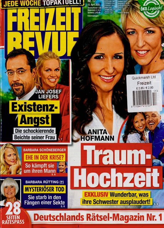 Freizeit Revue Magazine Subscription | Buy at Newsstand.co.uk | German