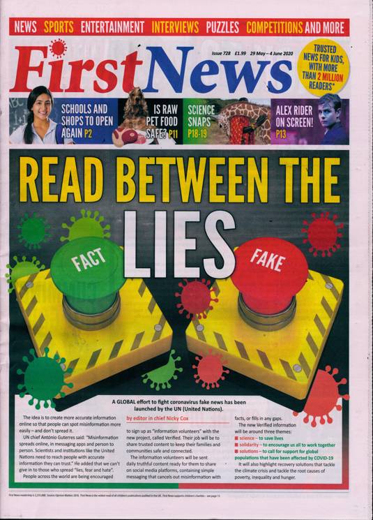 First News Magazine Subscription | Buy at Newsstand.co.uk | General
