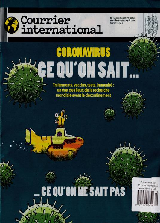Courrier International Magazine Subscription | Buy at Newsstand.co.uk ...