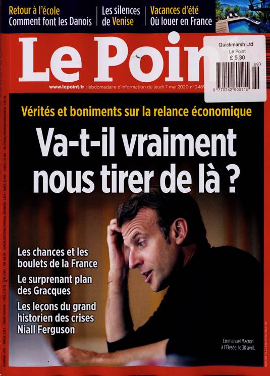 Le Point Magazine Subscription | Buy at Newsstand.co.uk | French