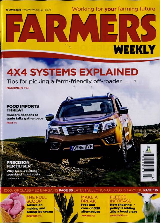 Farmers Weekly Magazine Subscription | Buy at Newsstand.co.uk | Agriculture