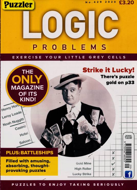 Puzzler Logic Problems Magazine Subscription | Buy at Newsstand.co.uk ...
