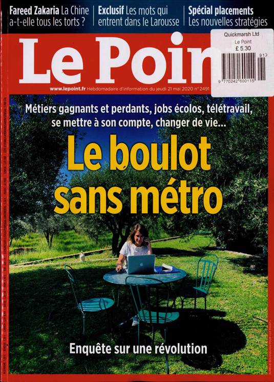 Le Point Magazine Subscription | Buy at Newsstand.co.uk | French