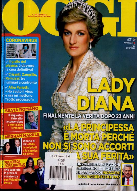 Oggi Magazine Subscription | Buy at Newsstand.co.uk | Italian